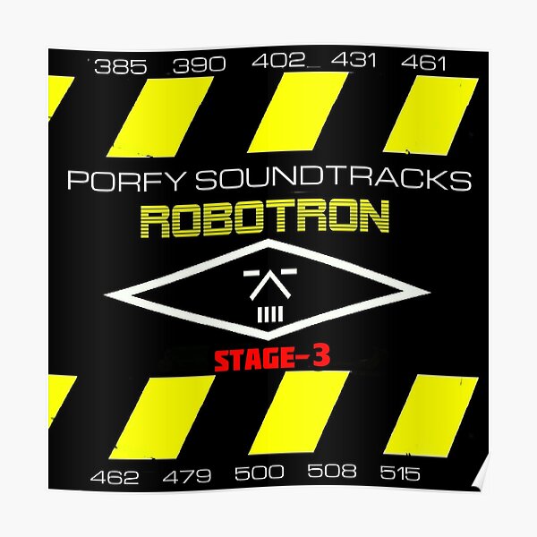 "Robotron Design No 93 (Stage 3)" Poster for Sale by porfysoundtrack ...