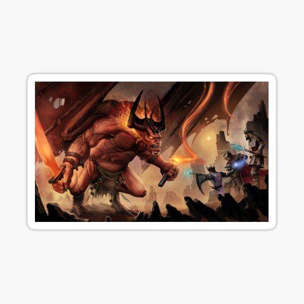 "One Demon, Three Kings" Sticker by MichaelJaecks | Redbubble