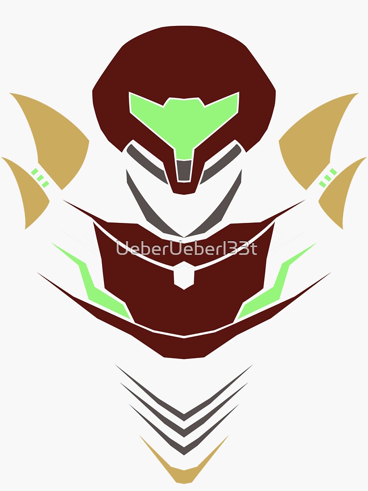 "Samus Aran" Sticker for Sale by UeberUeberl33t | Redbubble