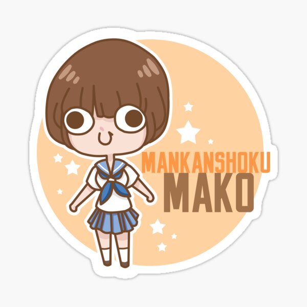 "Mako Mankanshoku" Sticker for Sale by hycyanic | Redbubble