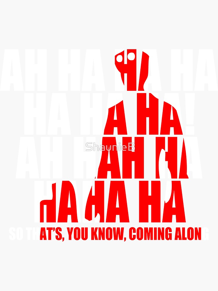 " Dr Horrible Laugh " Sticker for Sale by ShaunieB | Redbubble