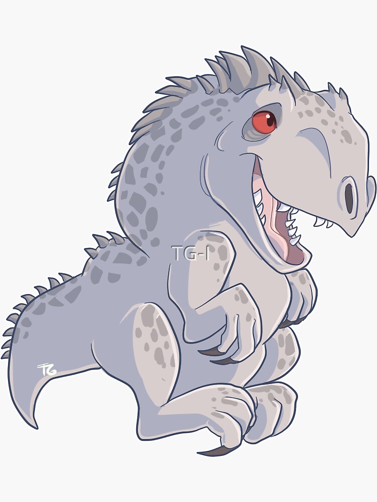 "Indominus Rex" Sticker for Sale by TG-I | Redbubble