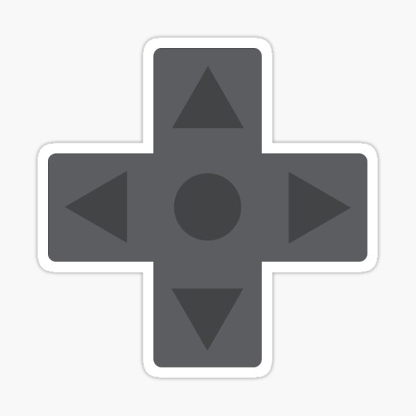"D-Pad Dimension" Sticker for Sale by Deezer509 | Redbubble