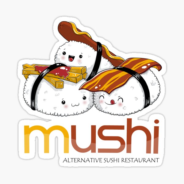 "Mushi" Sticker by DiJay | Redbubble