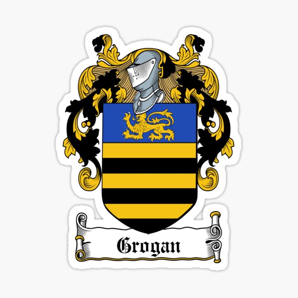 "Grogan" Sticker for Sale by HaroldHeraldry | Redbubble