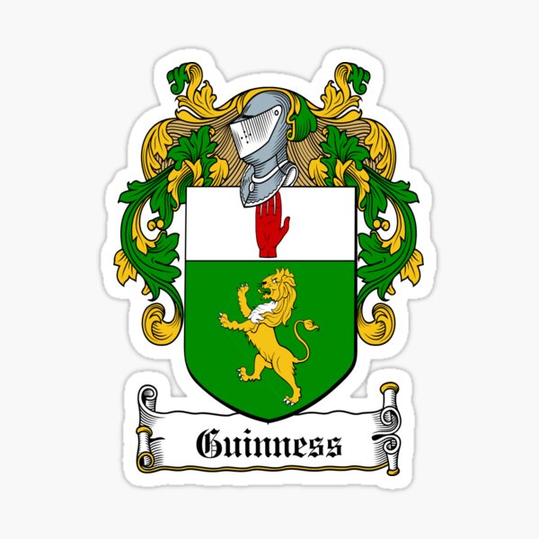 "Guinness" Sticker by HaroldHeraldry | Redbubble