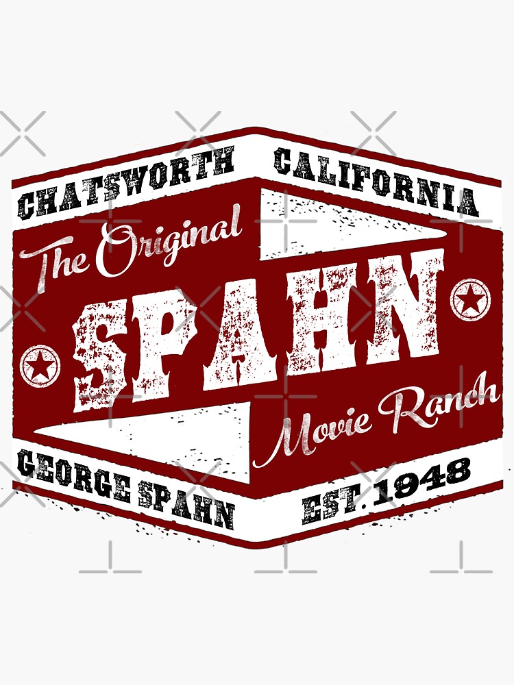"Original Spahn Movie Ranch Design Manson Family" Sticker by ...