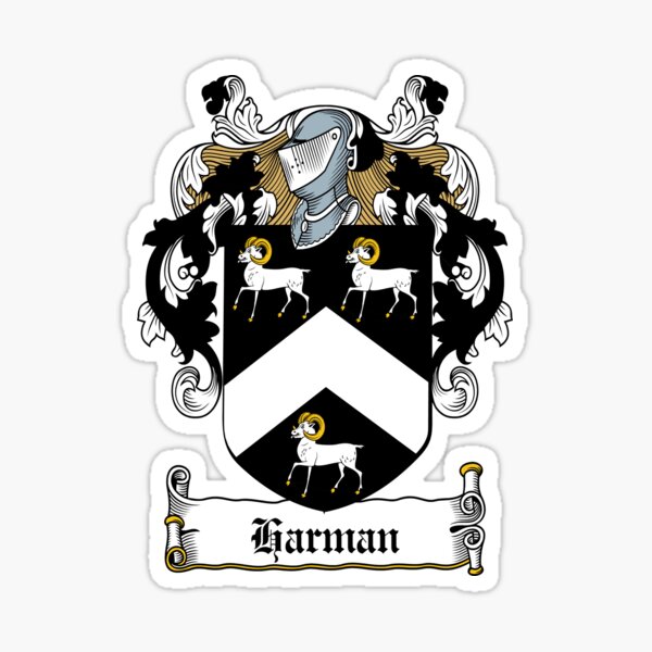 "Harman (Carlow)" Sticker by HaroldHeraldry | Redbubble