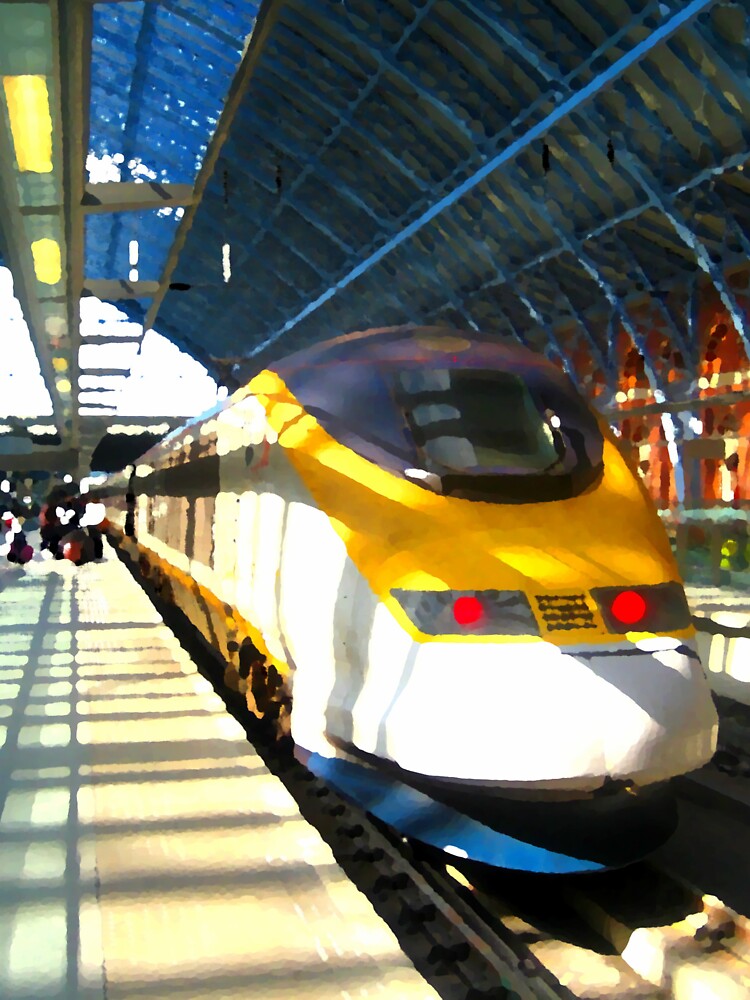 "Eurostar Train" Sticker for Sale by chawus | Redbubble