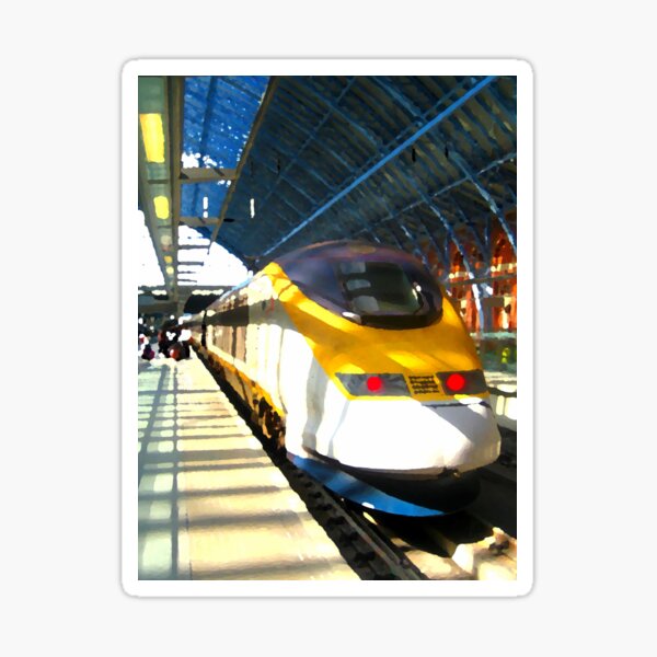 "Eurostar Train" Sticker for Sale by chawus | Redbubble