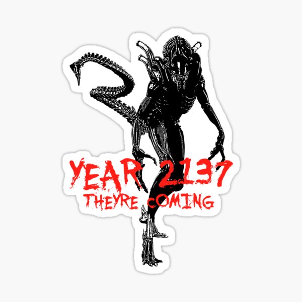 "NEW* ALIEN: ISOLATION MERCHANDISE... "YEAR 2137 NEVER FORGET"" Sticker ...