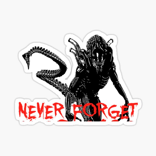 "NEW* ALIEN: ISOLATION MERCHANDISE... "NEVER FORGET YEAR 2137"" Sticker ...