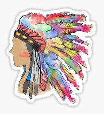 American Indian Stickers | Redbubble