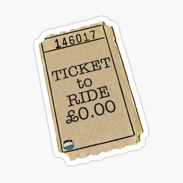 Ticket To Ride Stickers | Redbubble