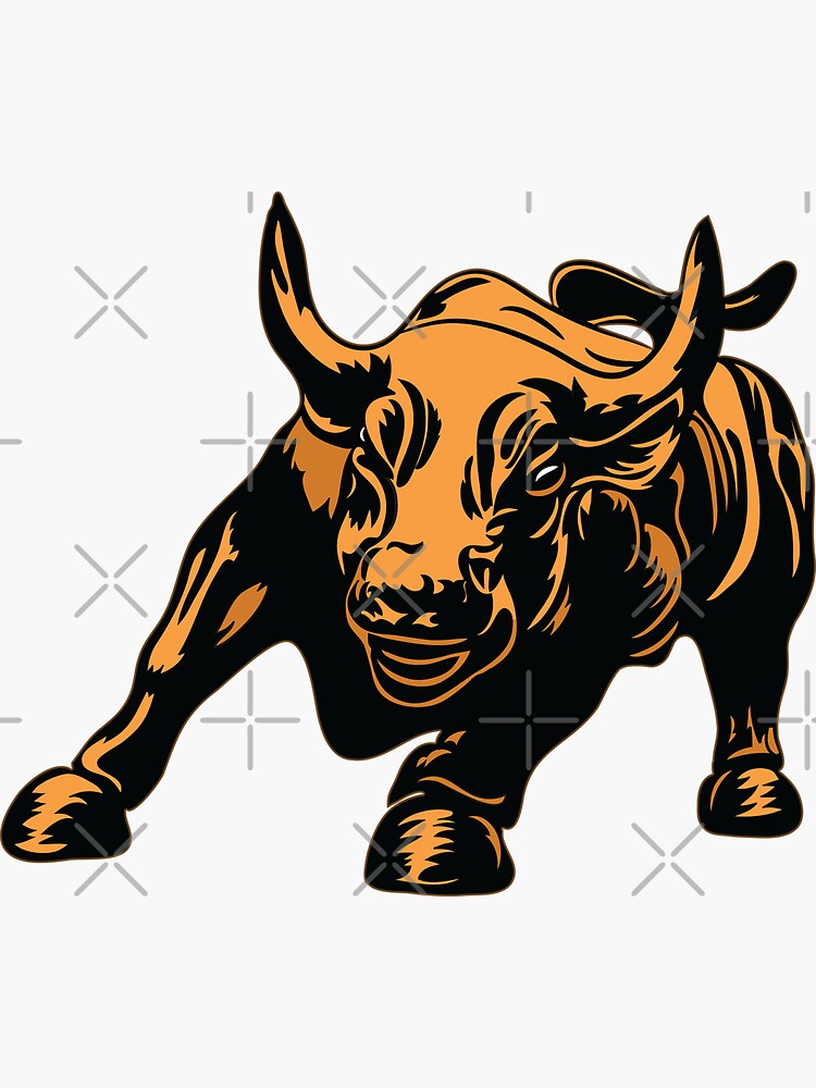 "Raging Bull.New York." Sticker by andy551 | Redbubble