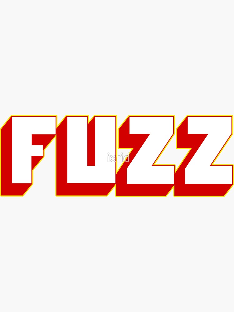 "Fuzz" Sticker for Sale by ixrid | Redbubble
