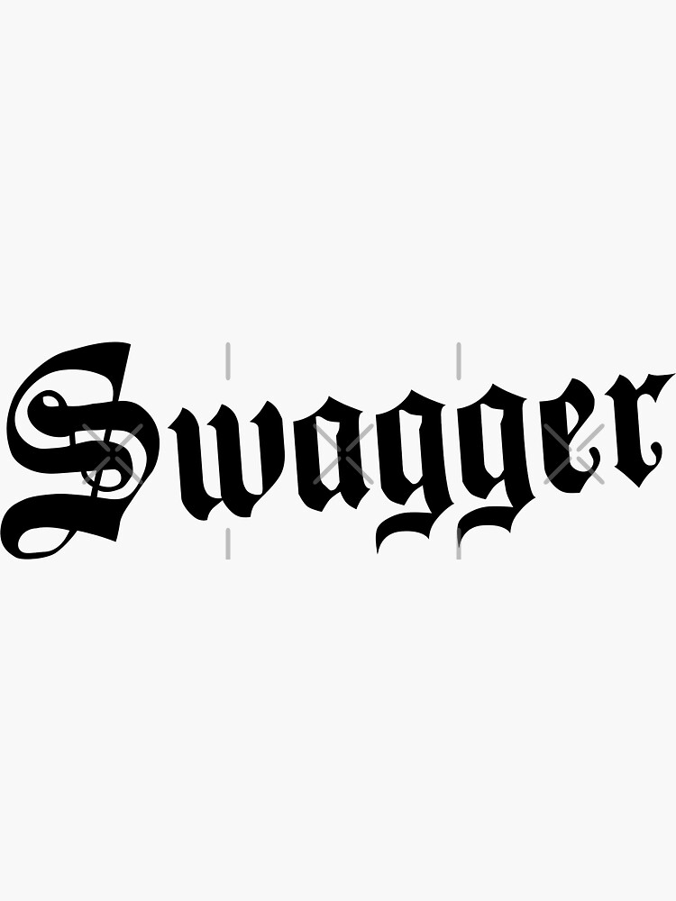 "Swagger" Sticker by DetourShirts | Redbubble