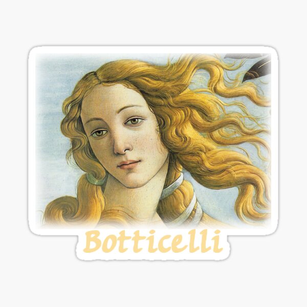"Botticelli - Venus" Sticker by carpediem6655 | Redbubble