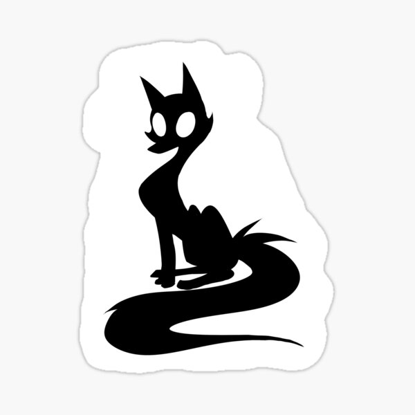"Spooky Fox" Sticker for Sale by Draikinator | Redbubble