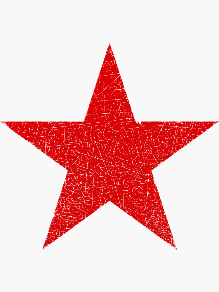 "Vintage Look Russian Red Star" Sticker for Sale by VintageSpirit ...
