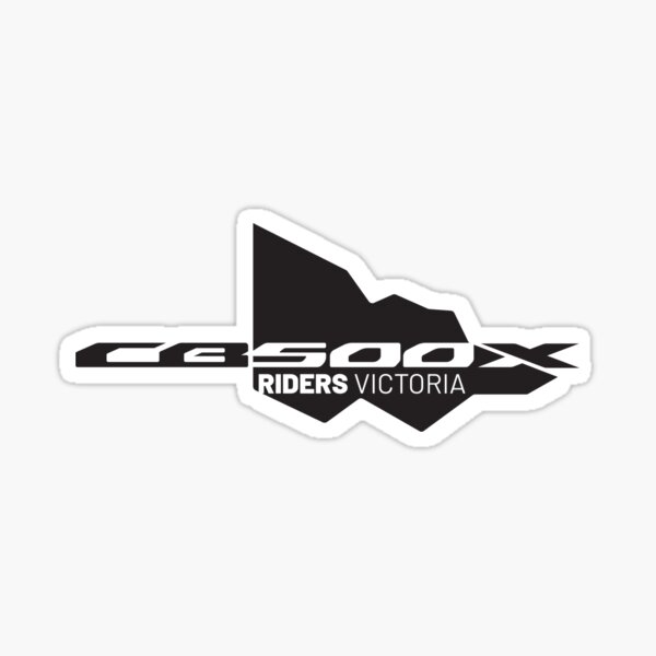 "CB500X Riders Victoria" Sticker for Sale by damodriver | Redbubble