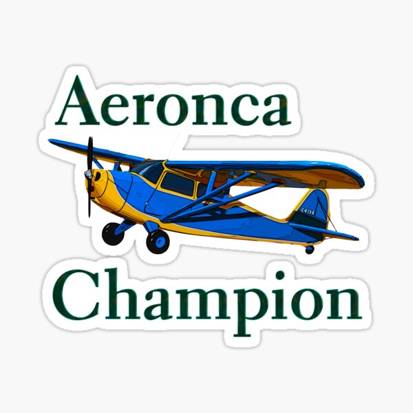 "Aeronca Champion" Sticker for Sale by boogeyman | Redbubble