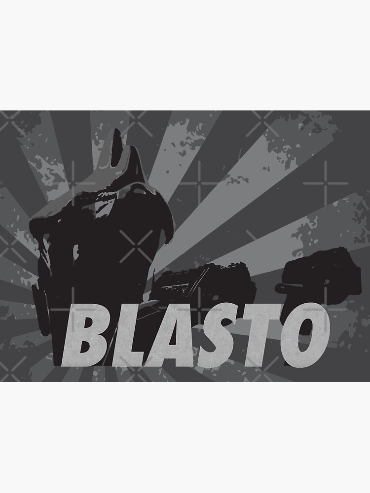 "BLASTO" Sticker by MDRMDRMDR | Redbubble
