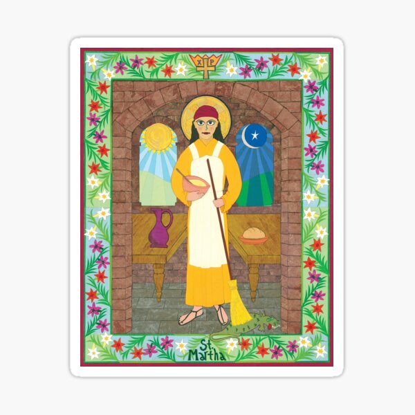 "St. Martha Icon" Sticker by draber | Redbubble