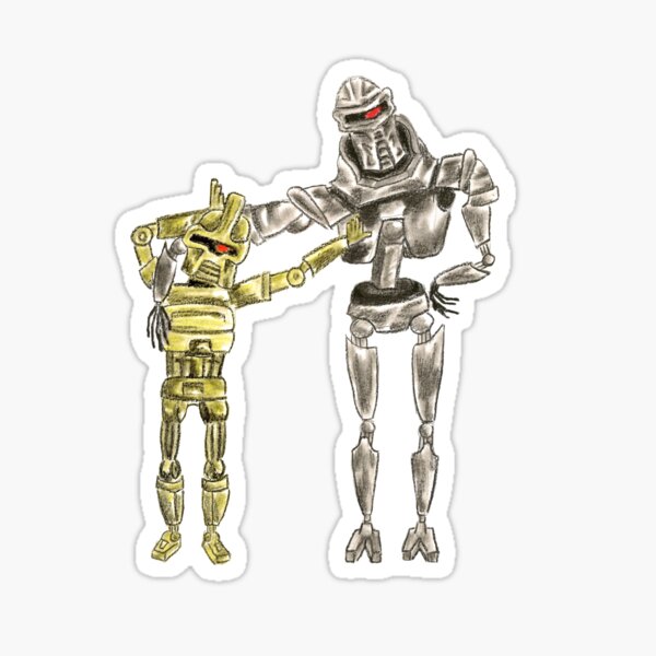 "Cute Cylon Siblings" Sticker for Sale by keyanna | Redbubble