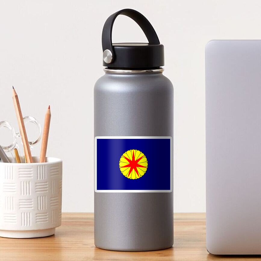 "Flag of Republic of Ezo, 1869" Sticker by abbeyz71 | Redbubble