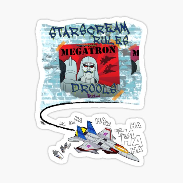 "Starscream Rules" Sticker for Sale by NDVs | Redbubble