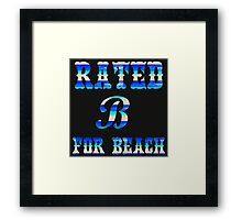 "RATED B FOR BEACH" by Divertions | Redbubble