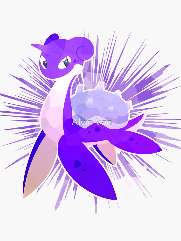 "Shiny Lapras" Sticker by 0Shiny0 | Redbubble