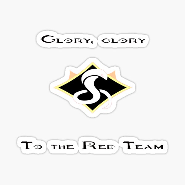 "Glory to the Red Team!" Sticker by ToGalaxy | Redbubble