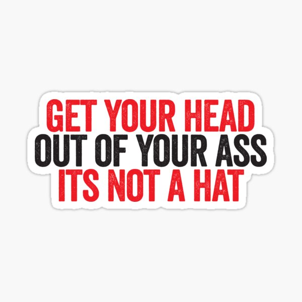 Head Ass Stickers | Redbubble