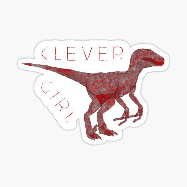 "Raptorous Education" Sticker for Sale by Parasaurolophus | Redbubble