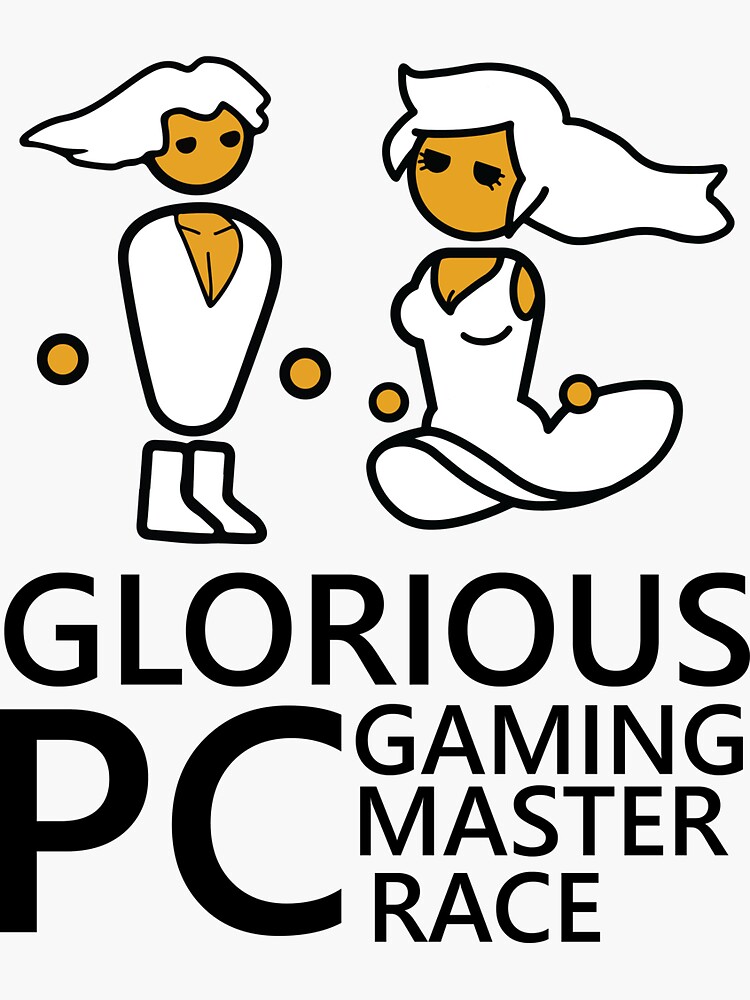 "Glorious PC Gaming Master Race" Sticker for Sale by marsels | Redbubble