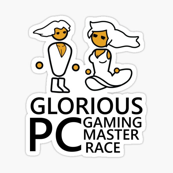 "Glorious PC Gaming Master Race" Sticker for Sale by marsels | Redbubble