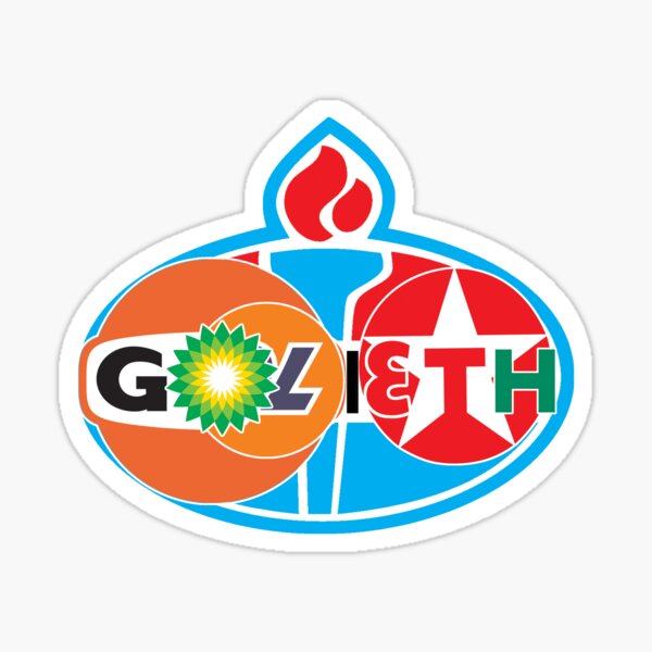 "Golieth" Sticker by worn | Redbubble