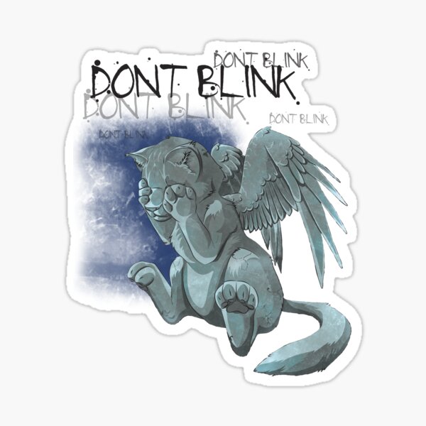 "Weeping kitten - Dark Font" Sticker by EbonFeline | Redbubble