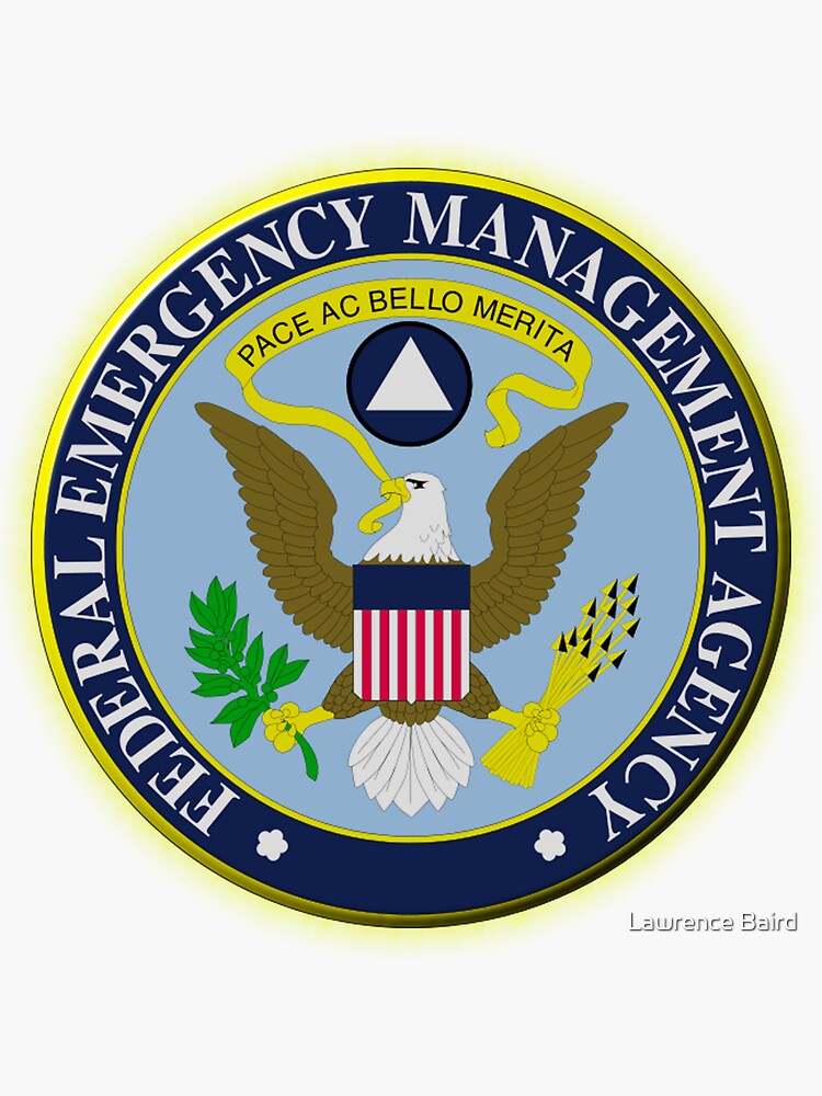 "FEMA Seal" Sticker for Sale by lawrencebaird | Redbubble