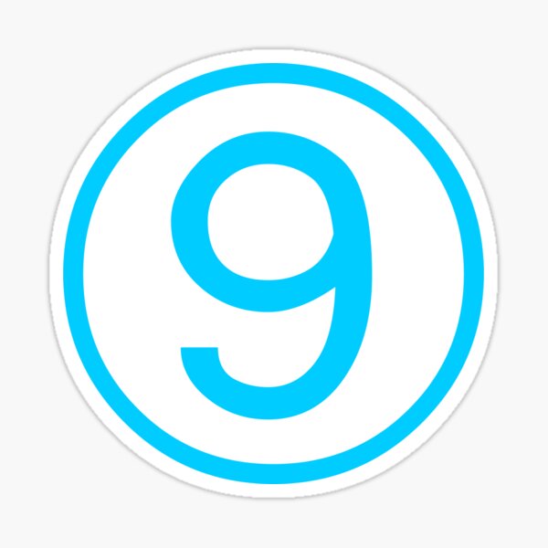 "Cirno ⑨ (9) Touhou Project Shirt" Sticker for Sale by Sukima | Redbubble