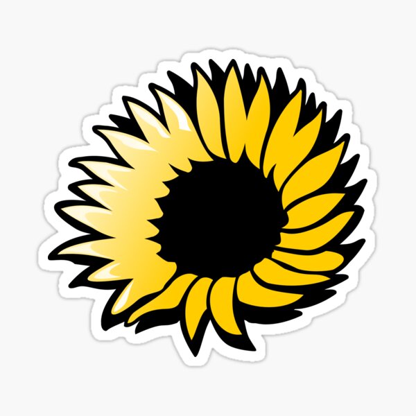 "Sunflower" Sticker by pda1986 | Redbubble