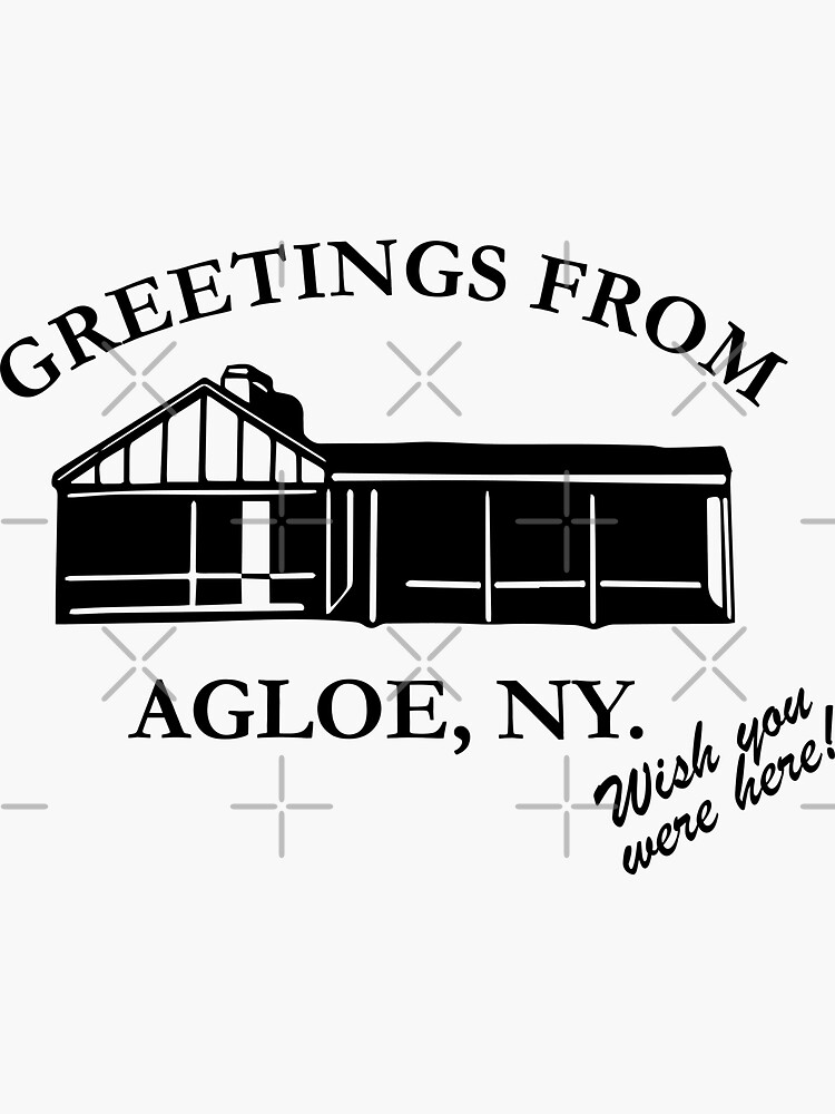 "Agloe shirt – Paper Towns, general store, Margo" Sticker for Sale by ...
