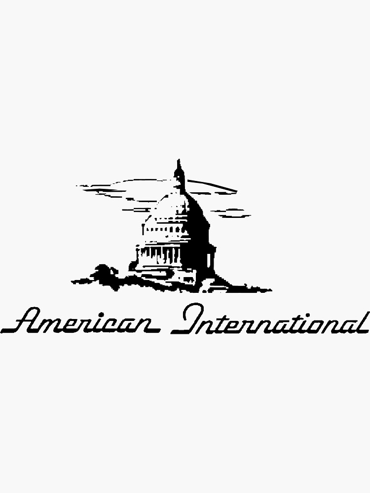 "American International Pictures" Sticker for Sale by rene1890 | Redbubble
