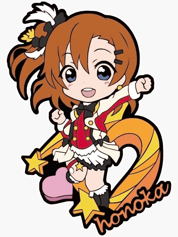 "Honoka Chibi" Sticker for Sale by Chibify | Redbubble