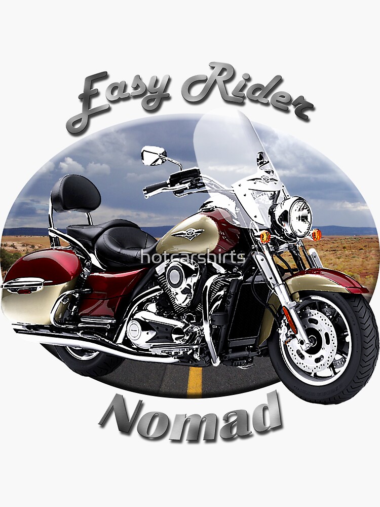 "Kawasaki Nomad Easy Rider" Sticker for Sale by hotcarshirts | Redbubble