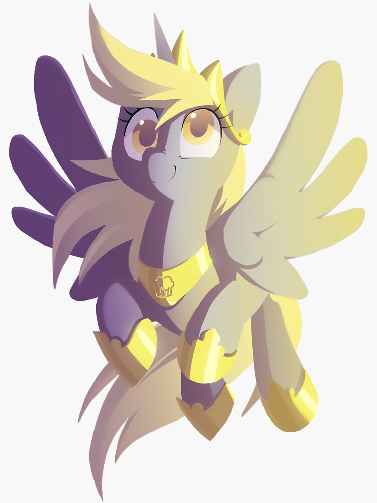 "Princess Derpy Hooves" Sticker by Dawnfire | Redbubble