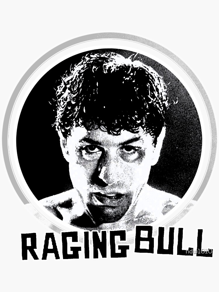 "Raging Bull" Sticker by ndw1010 | Redbubble