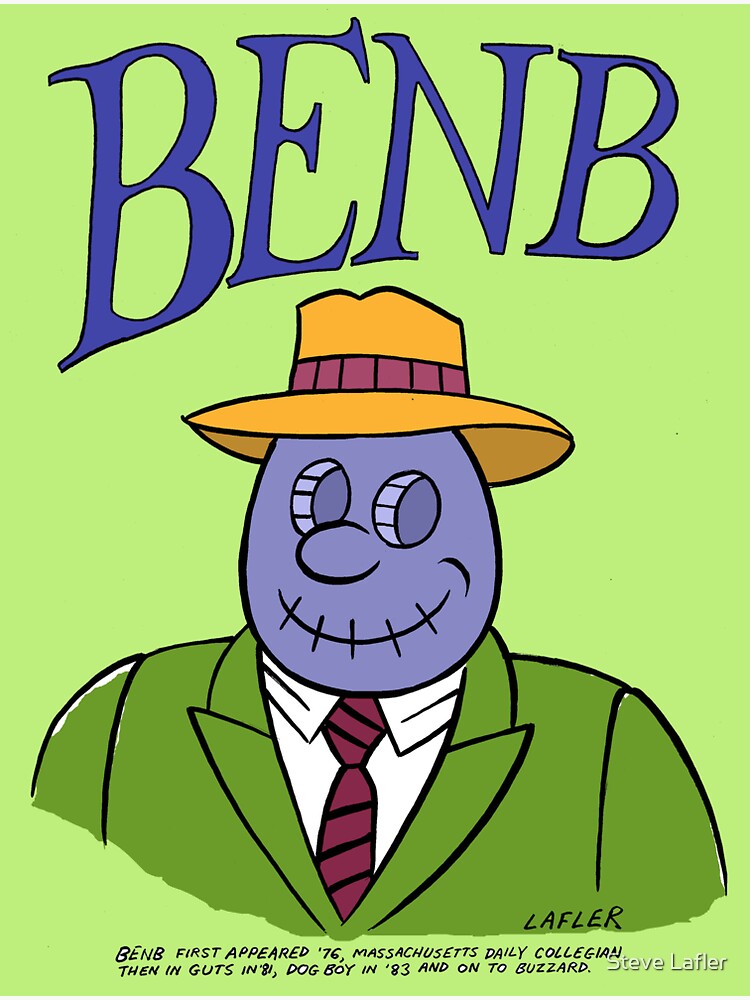"Benb T-Shirt" Sticker by blandook | Redbubble